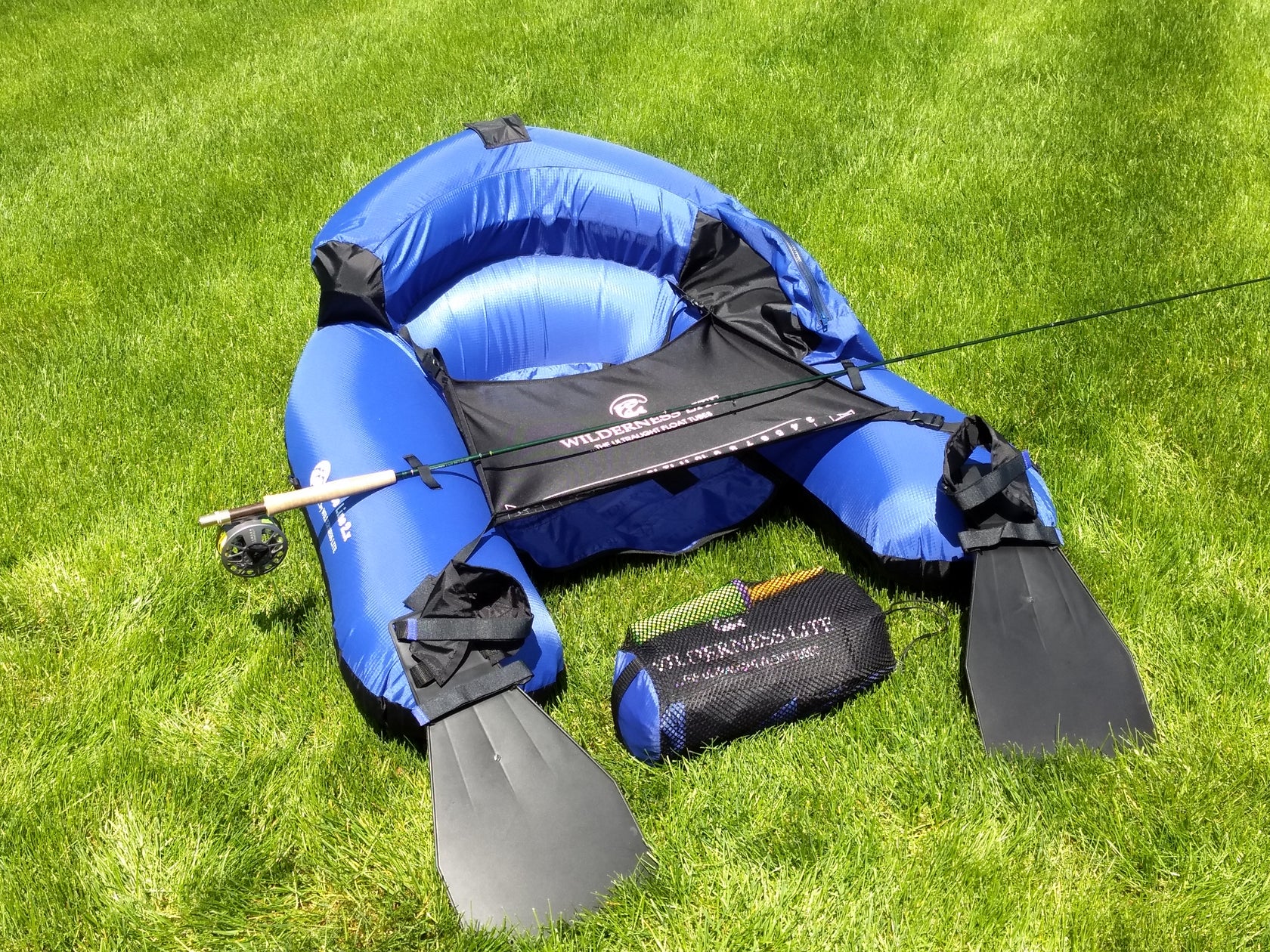 Tree Line 2.x Ultralight Float Tube with Double Action Inflation Pump ...